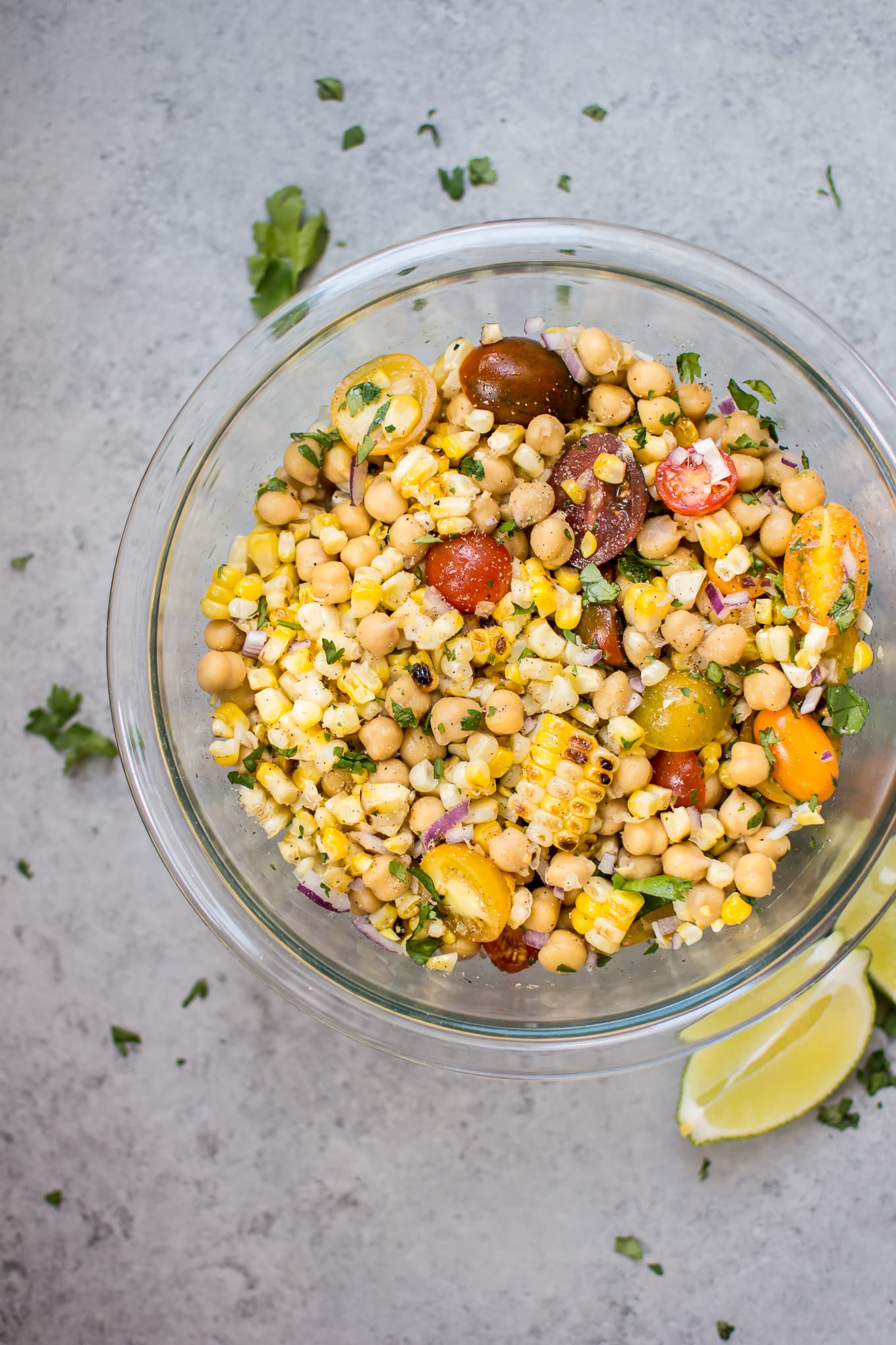 Grilled Corn and Chickpea Salad • Salt & Lavender