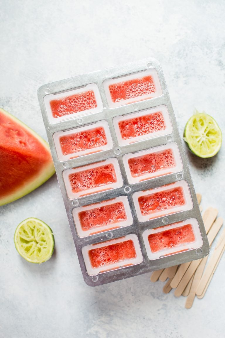 Watermelon Margarita Popsicles (No Added Sugar) • Salt & Lavender