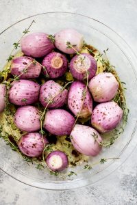 Whole Roasted Shallots • Salt & Lavender