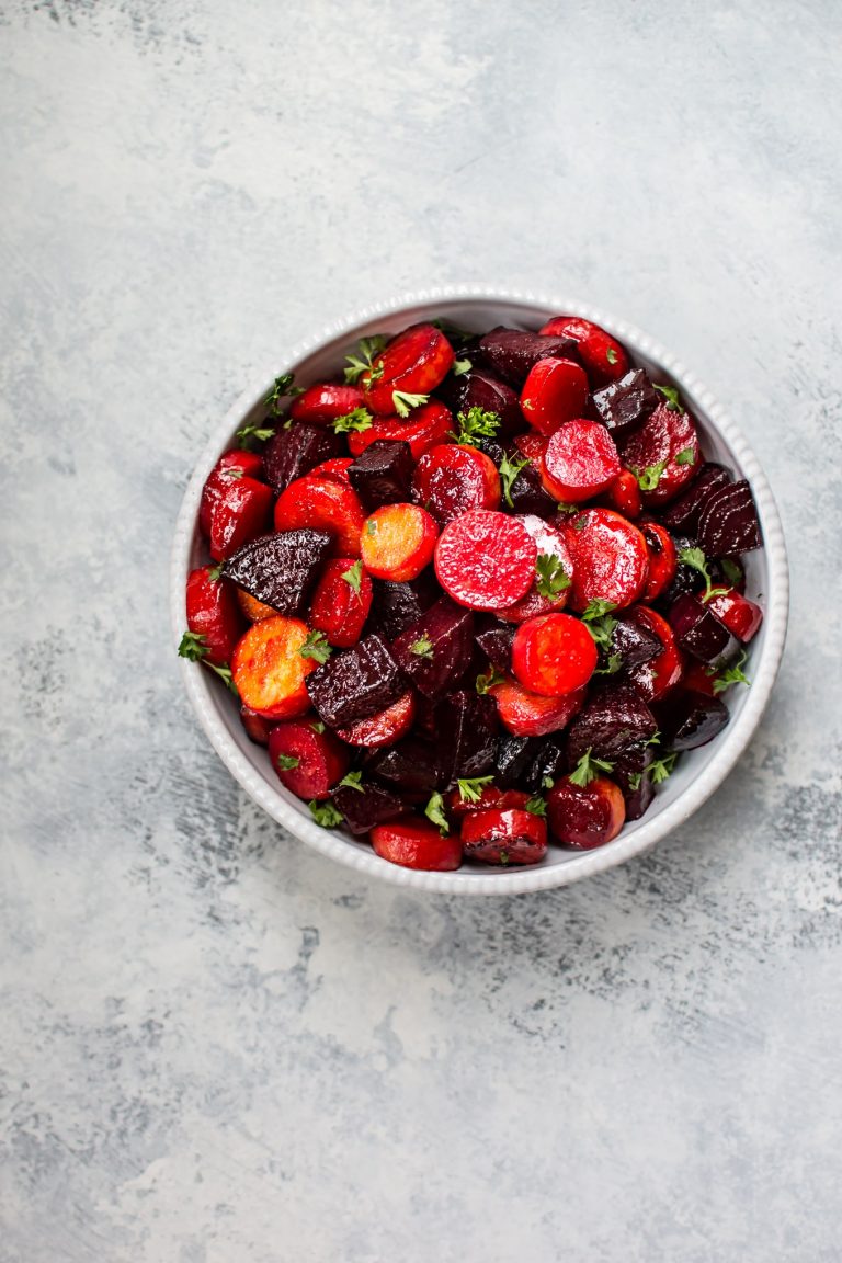 Maple Roasted Beets and Carrots • Salt & Lavender