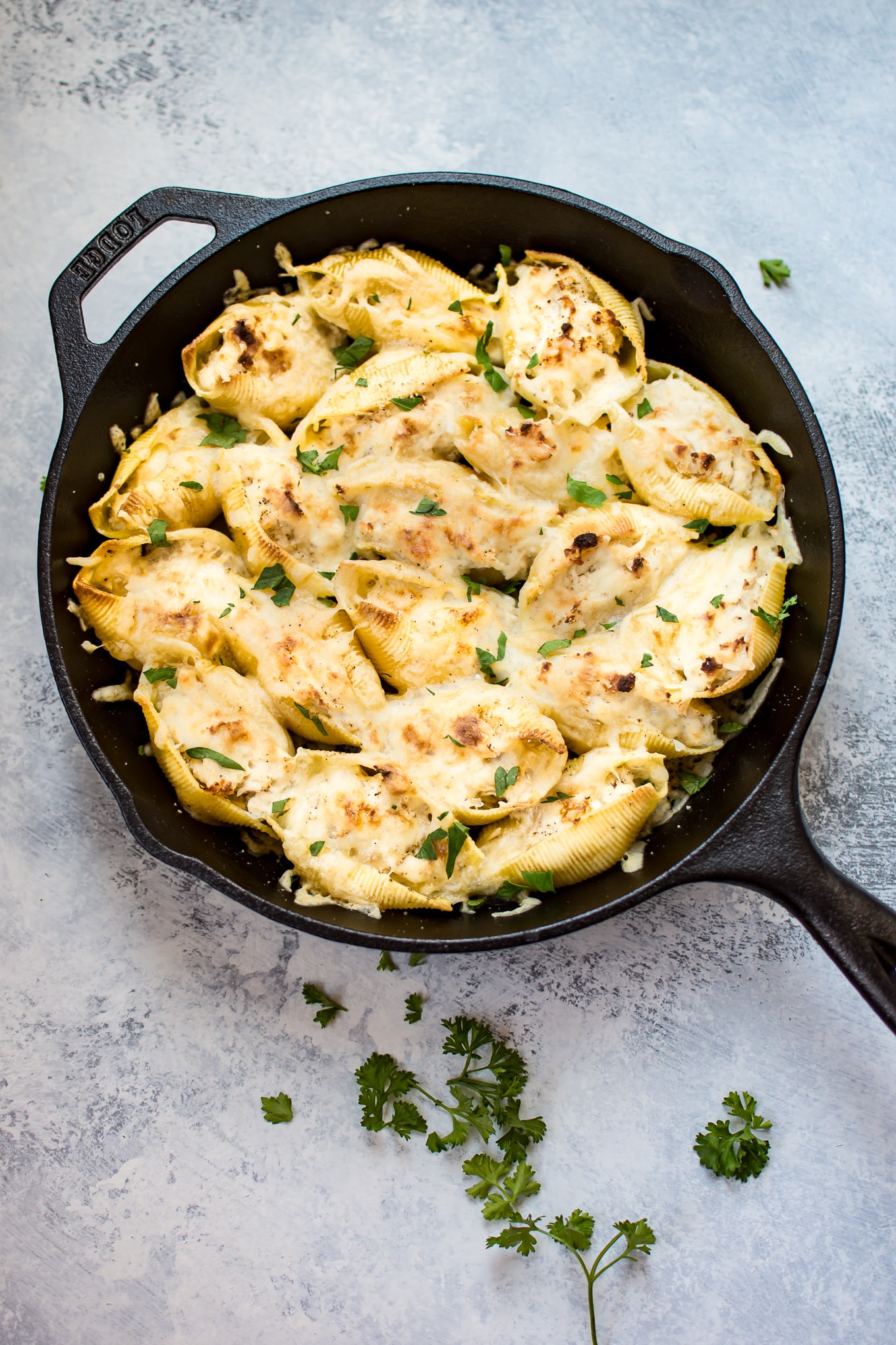 Lemon Chicken Stuffed Shells Recipe • Salt & Lavender