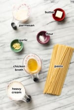 15 Minute Creamy Garlic Pasta • Salt & Lavender