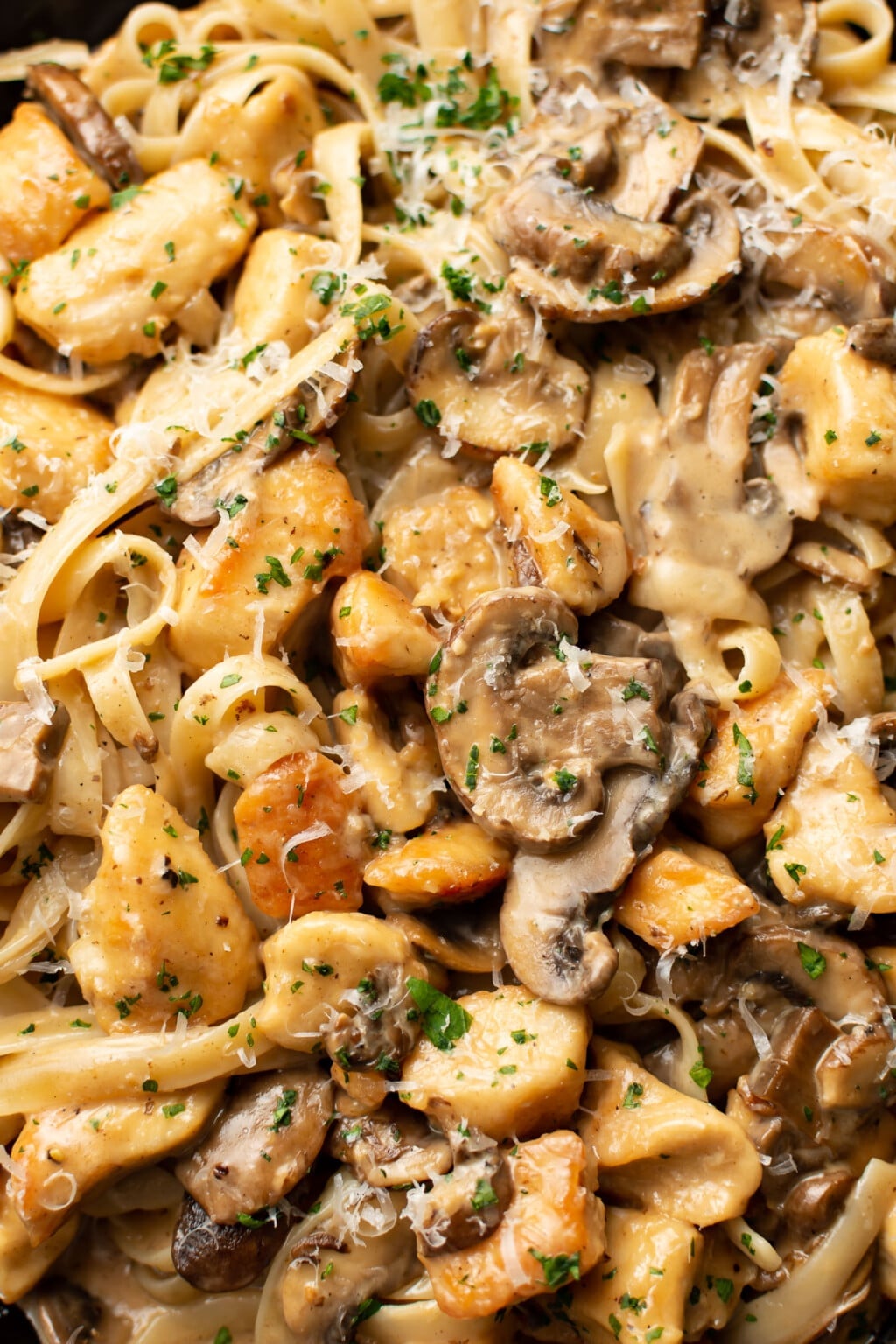 Chicken Marsala Pasta • Salt & Lavender