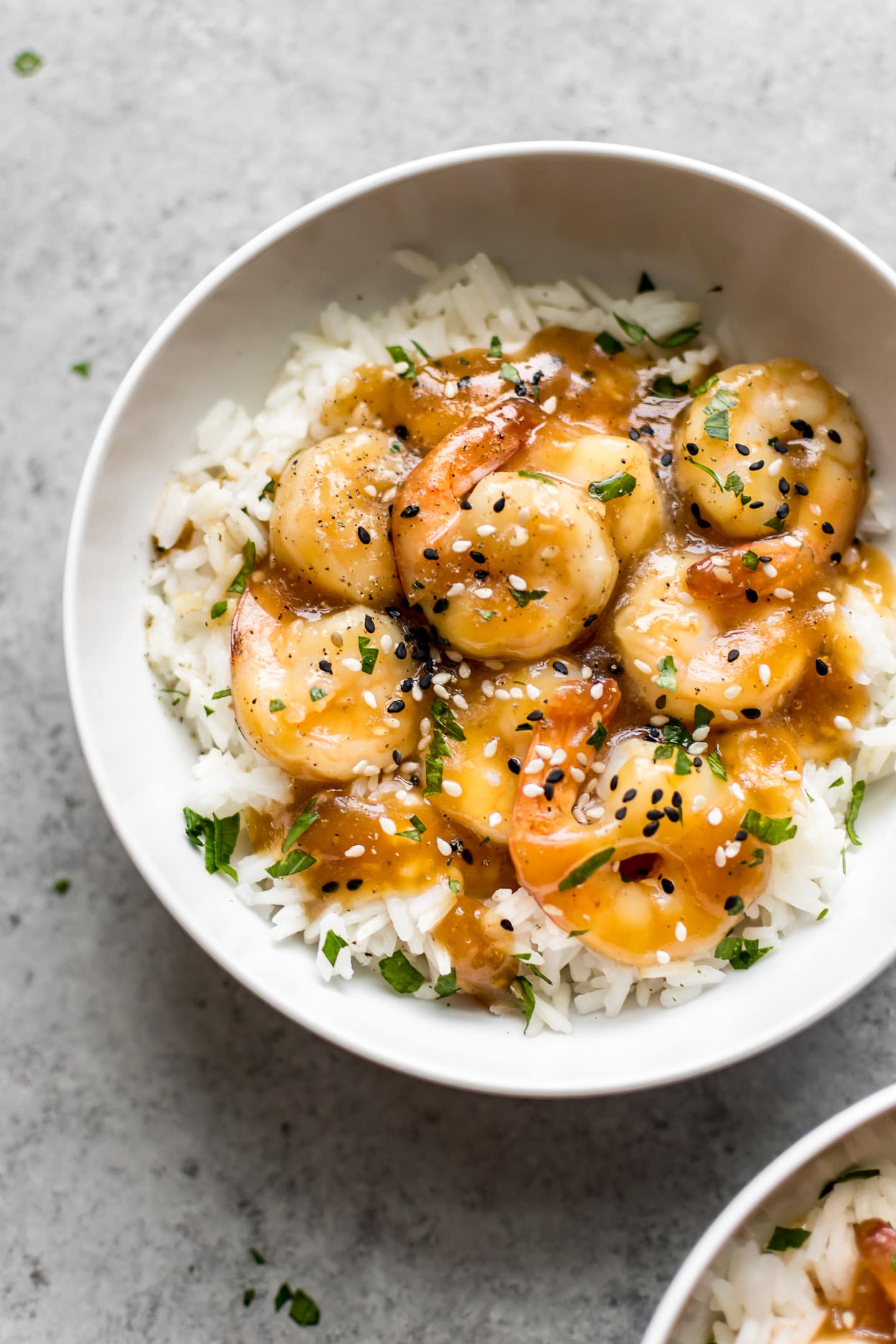 Sesame Ginger Shrimp • Salt & Lavender