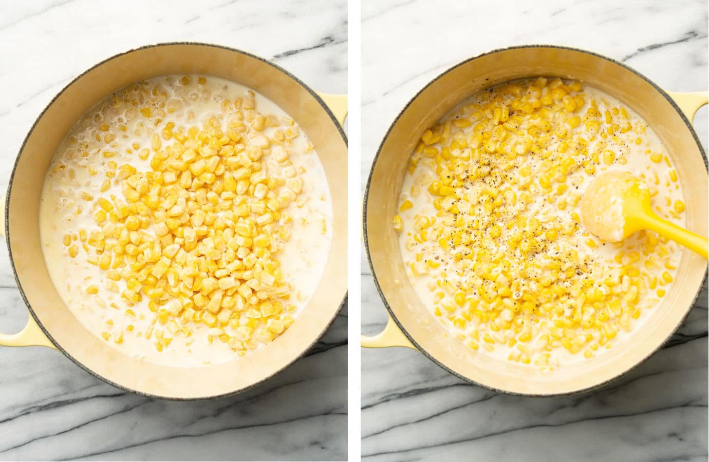 Easy Creamed Corn • Salt & Lavender