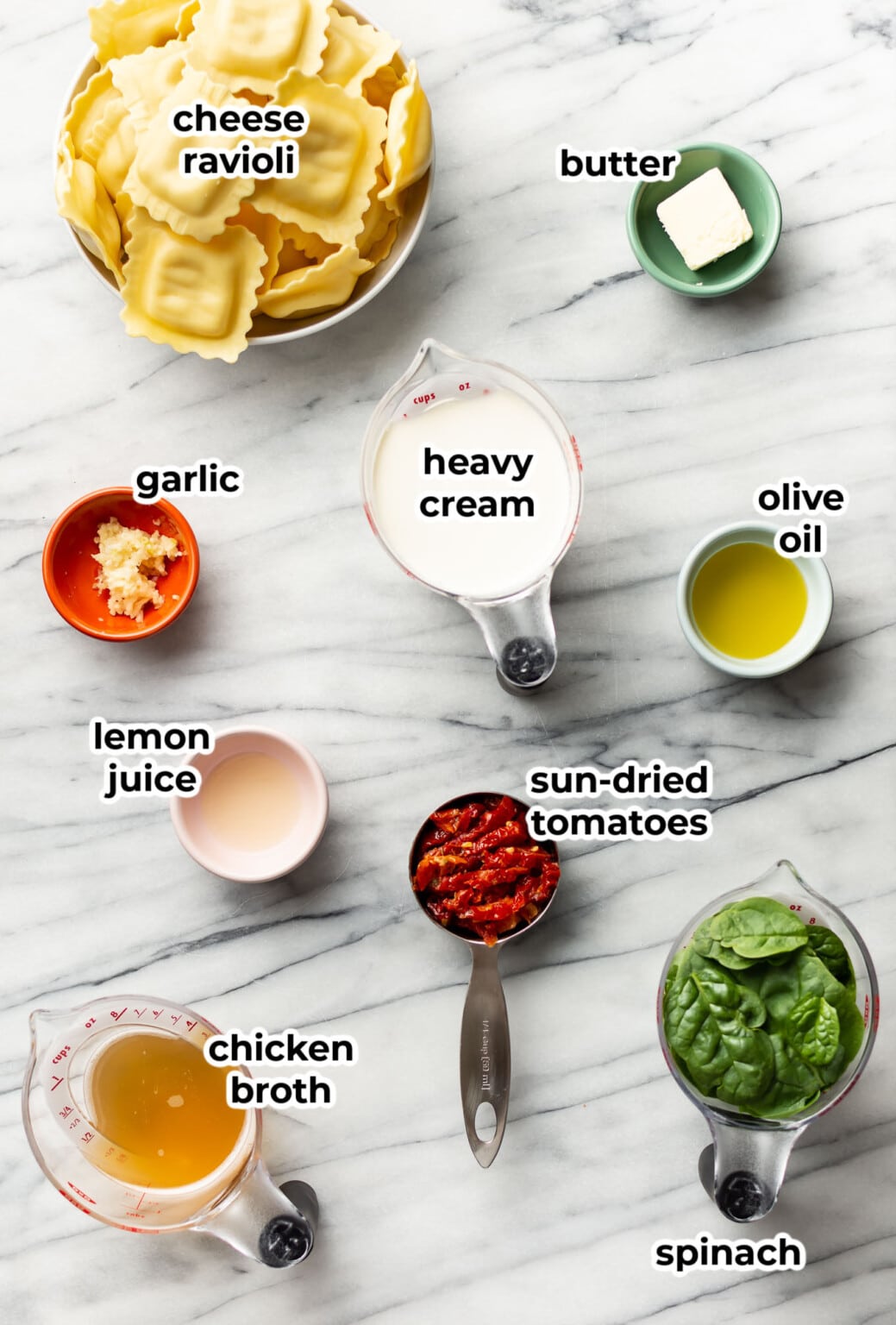 Creamy Tuscan Ravioli (One Pan, 15 Minutes!) • Salt & Lavender