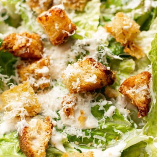 Easy Homemade Croutons (Garlic & Parmesan) • Salt & Lavender