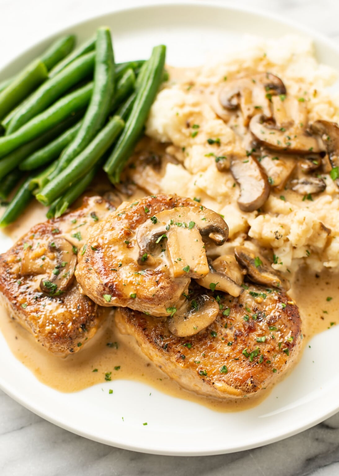 Easy Creamy Pork Marsala • Salt & Lavender