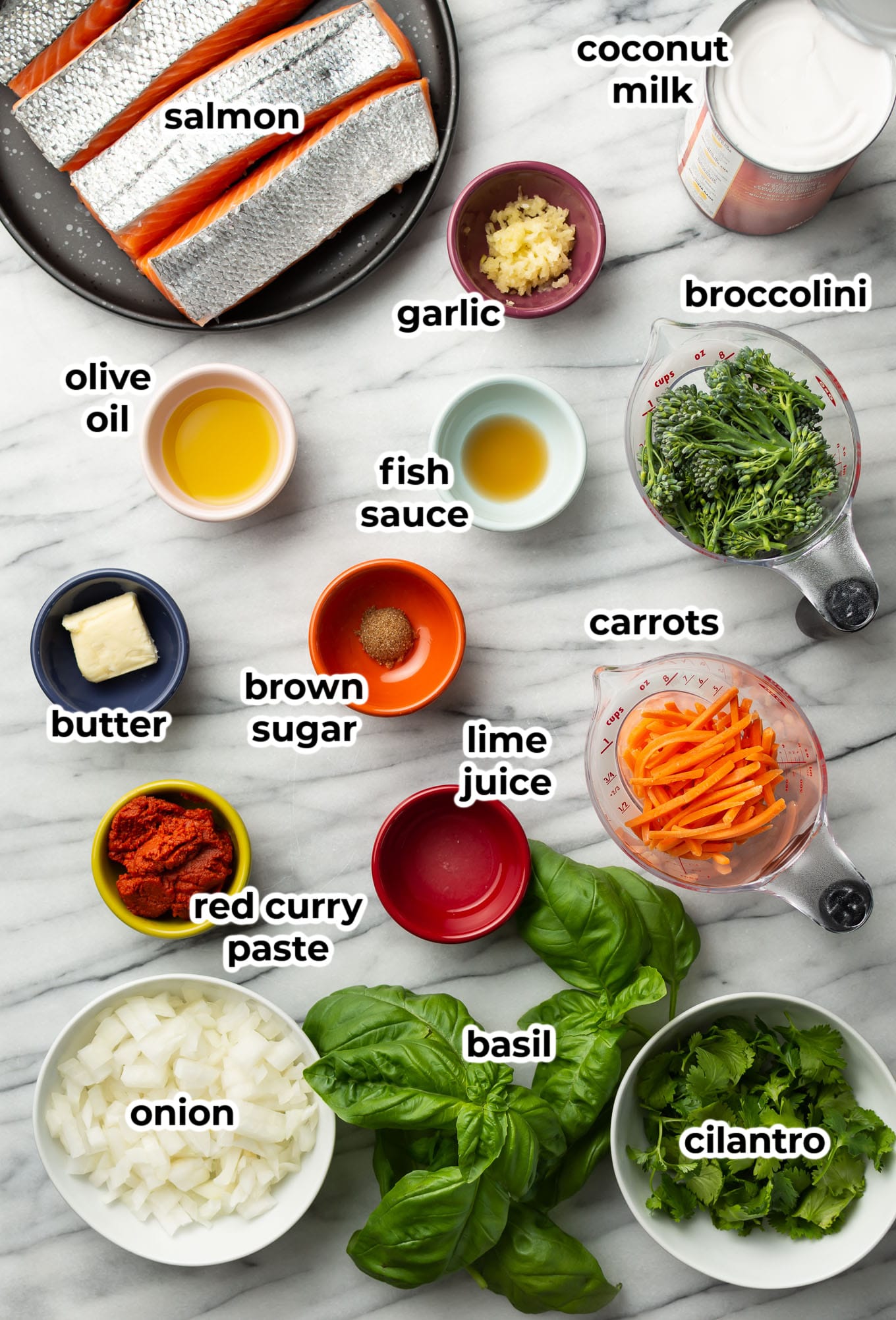 Salmon Coconut Curry (Thai Inspired) • Salt & Lavender