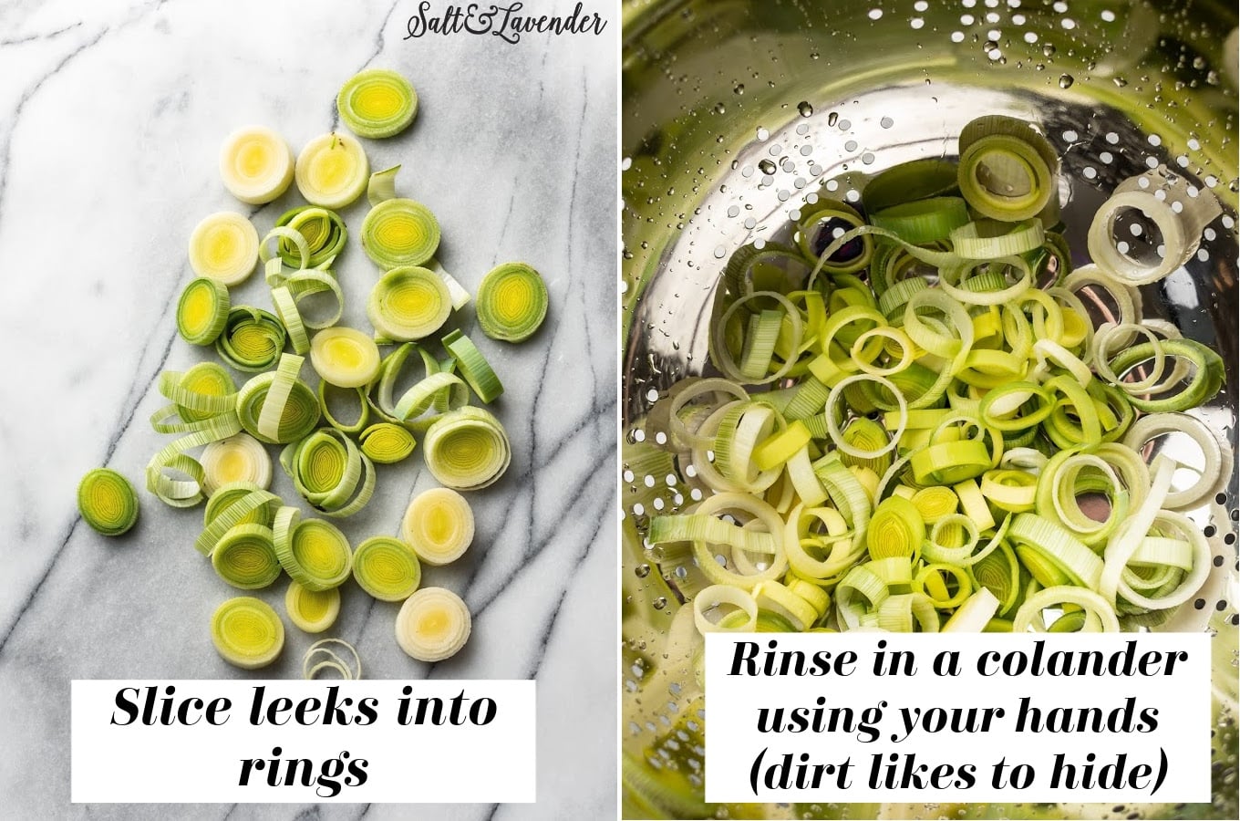 How to Prepare Leeks • Salt & Lavender