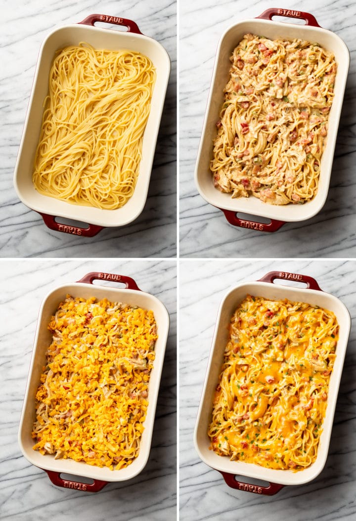 Baked Chicken Spaghetti (with Rotel) • Salt & Lavender