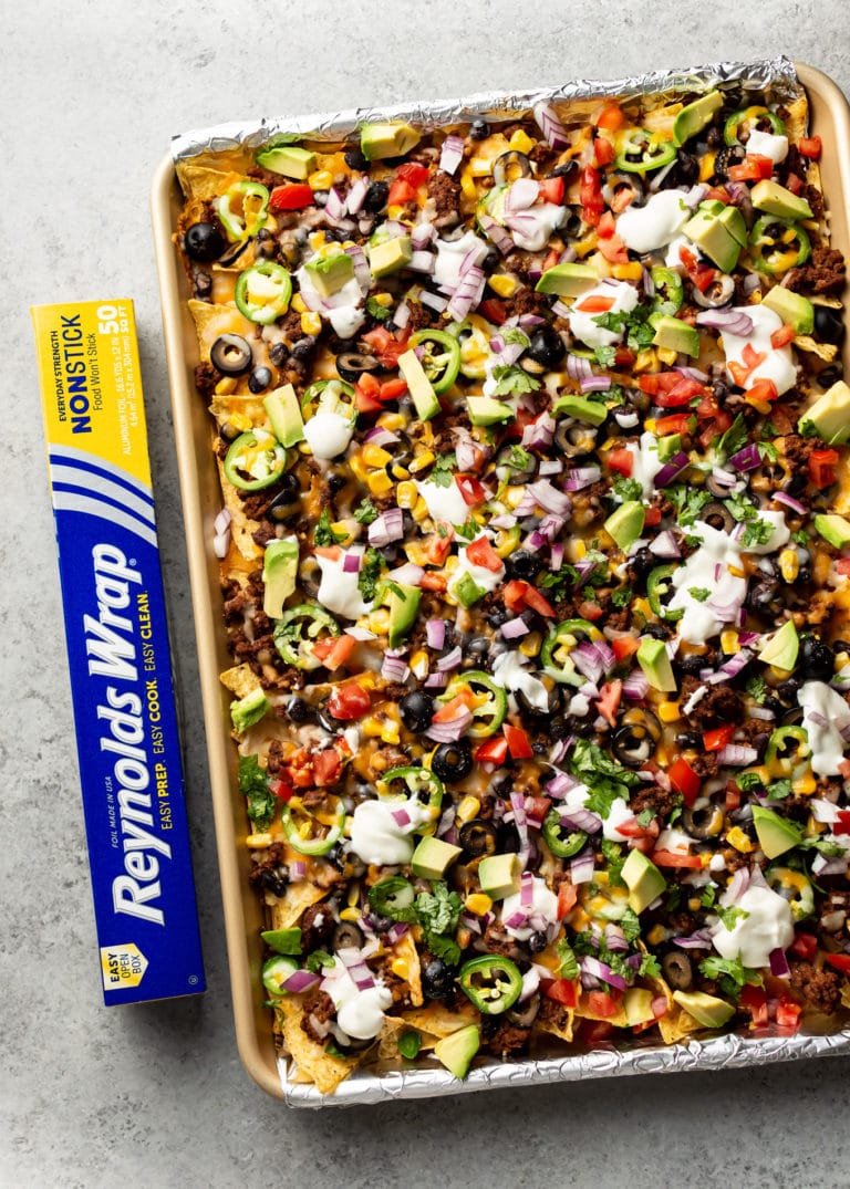 Loaded Sheet Pan Nachos • Salt & Lavender