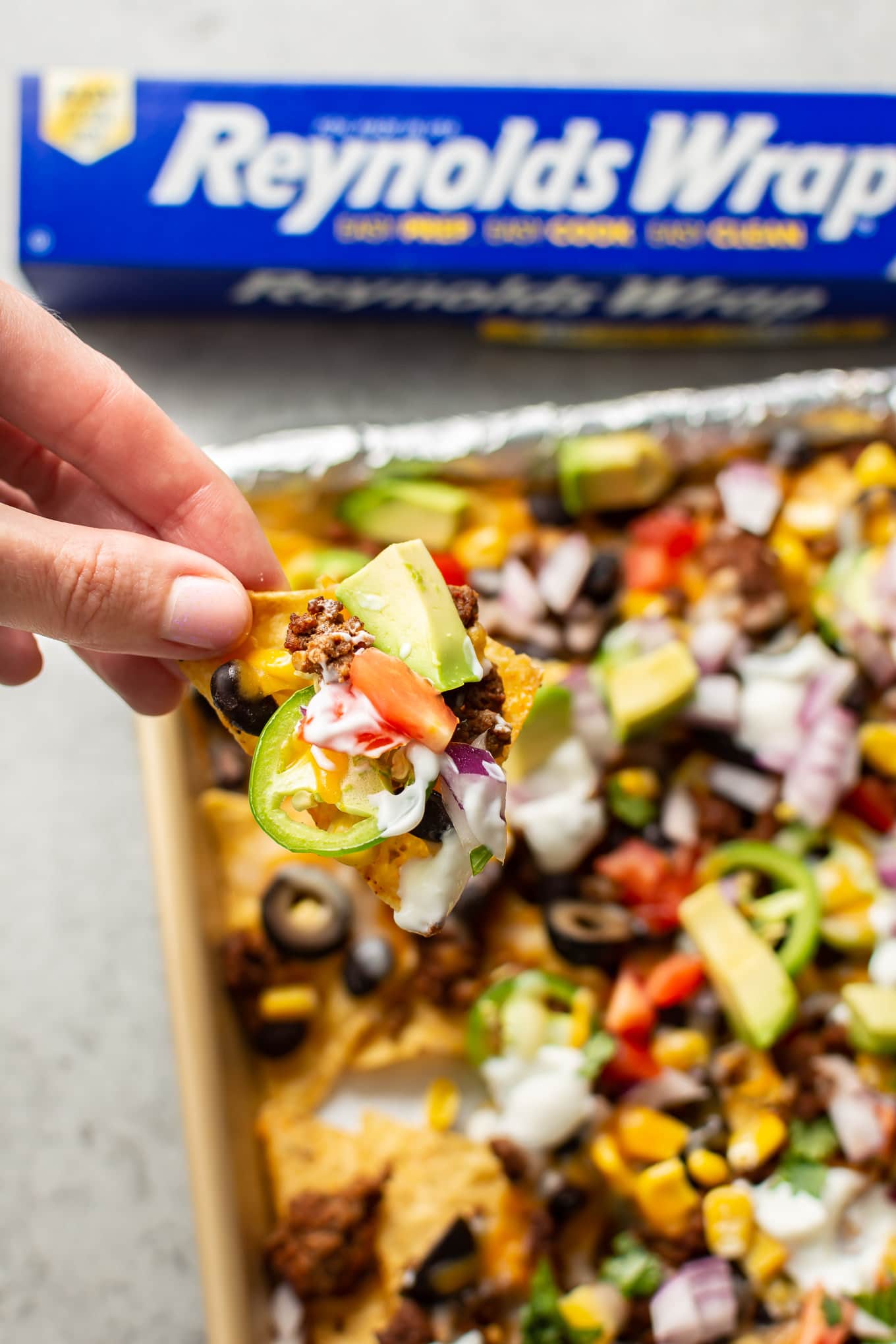 Loaded Sheet Pan Nachos • Salt & Lavender