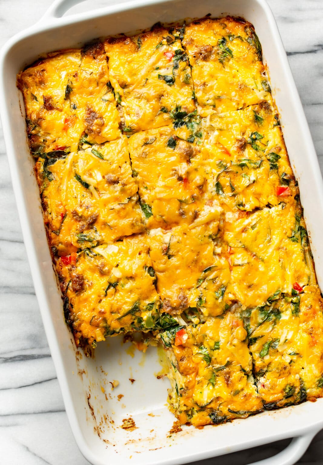 Simple Breakfast Casserole • Salt & Lavender