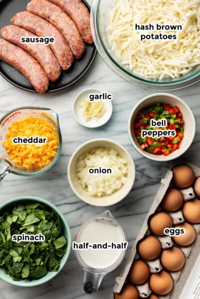 Simple Breakfast Casserole • Salt & Lavender