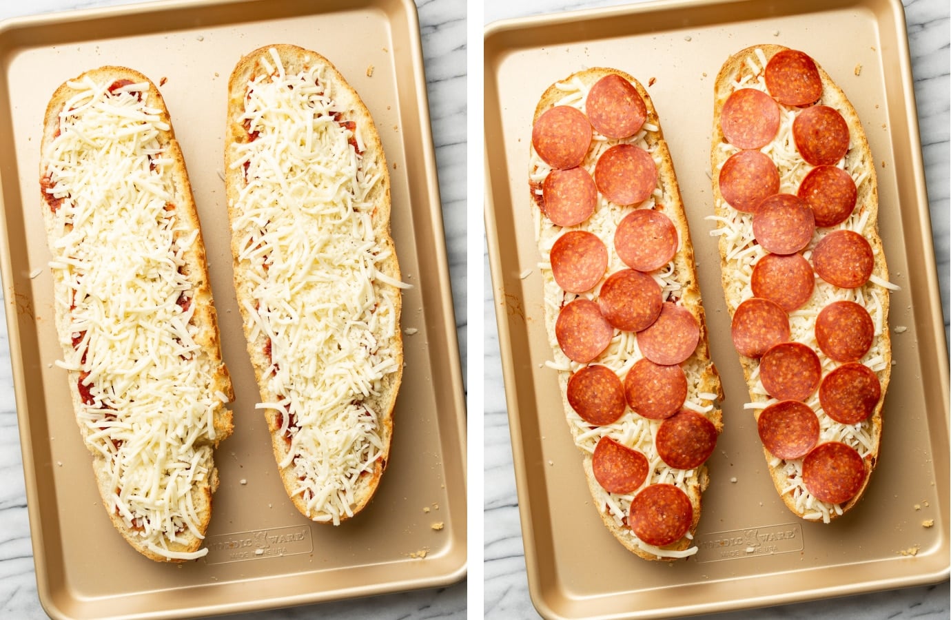 Pepperoni French Bread Pizza • Salt & Lavender