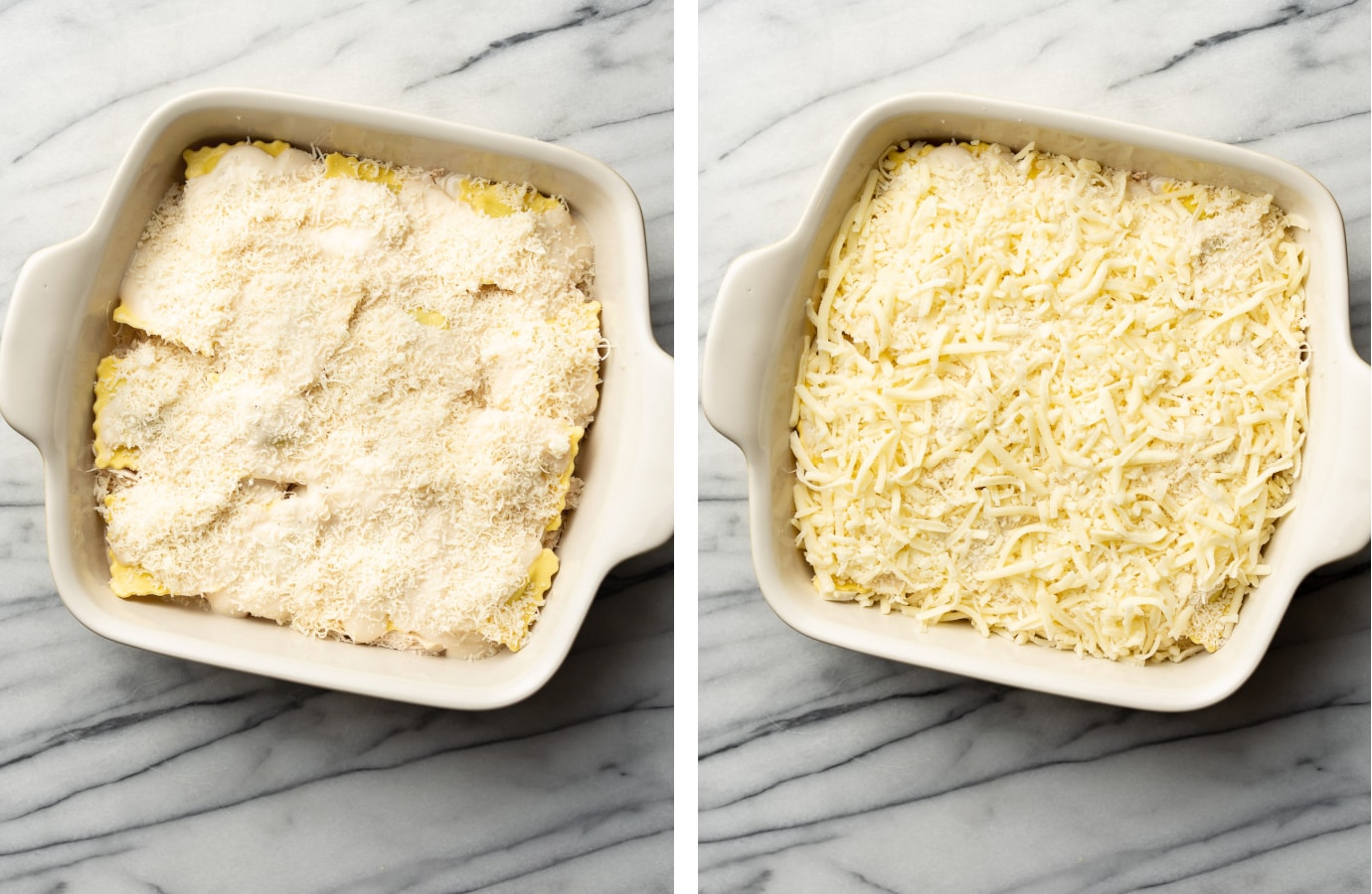 Chicken Alfredo Ravioli Bake • Salt & Lavender
