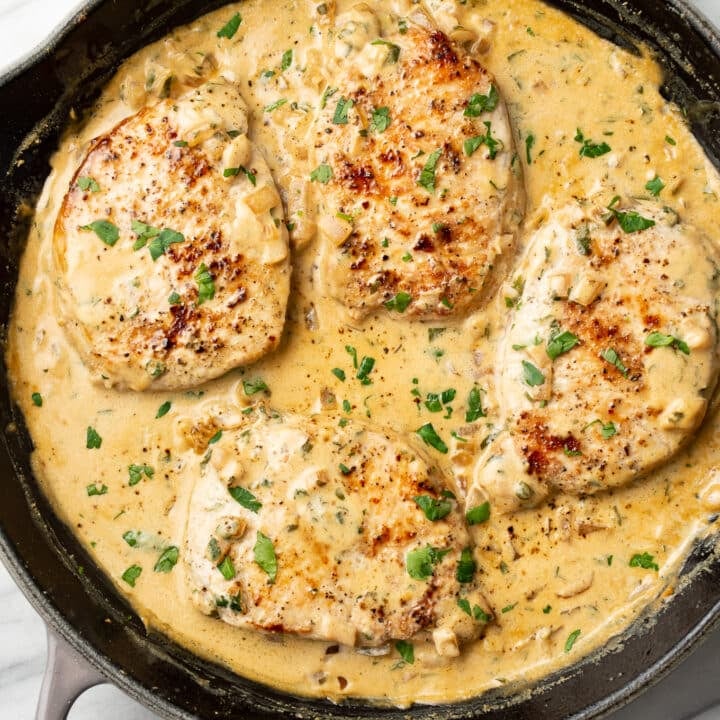 Boursin Pork Chops • Salt & Lavender