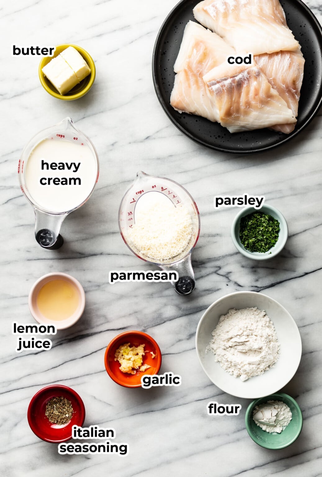 Creamy Lemon Parmesan Cod • Salt & Lavender