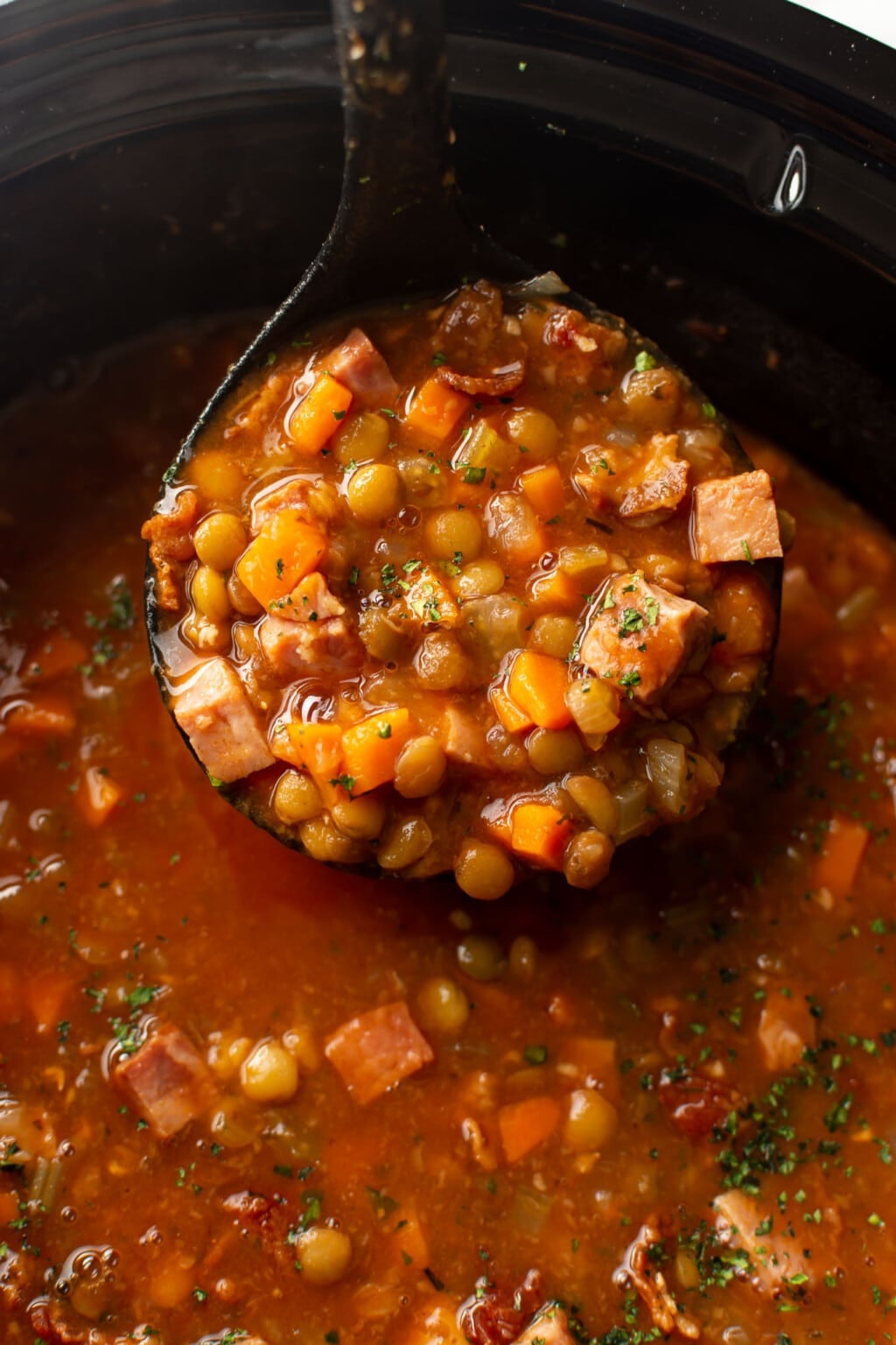 Ham and Lentil Soup (Slow Cooker) • Salt & Lavender