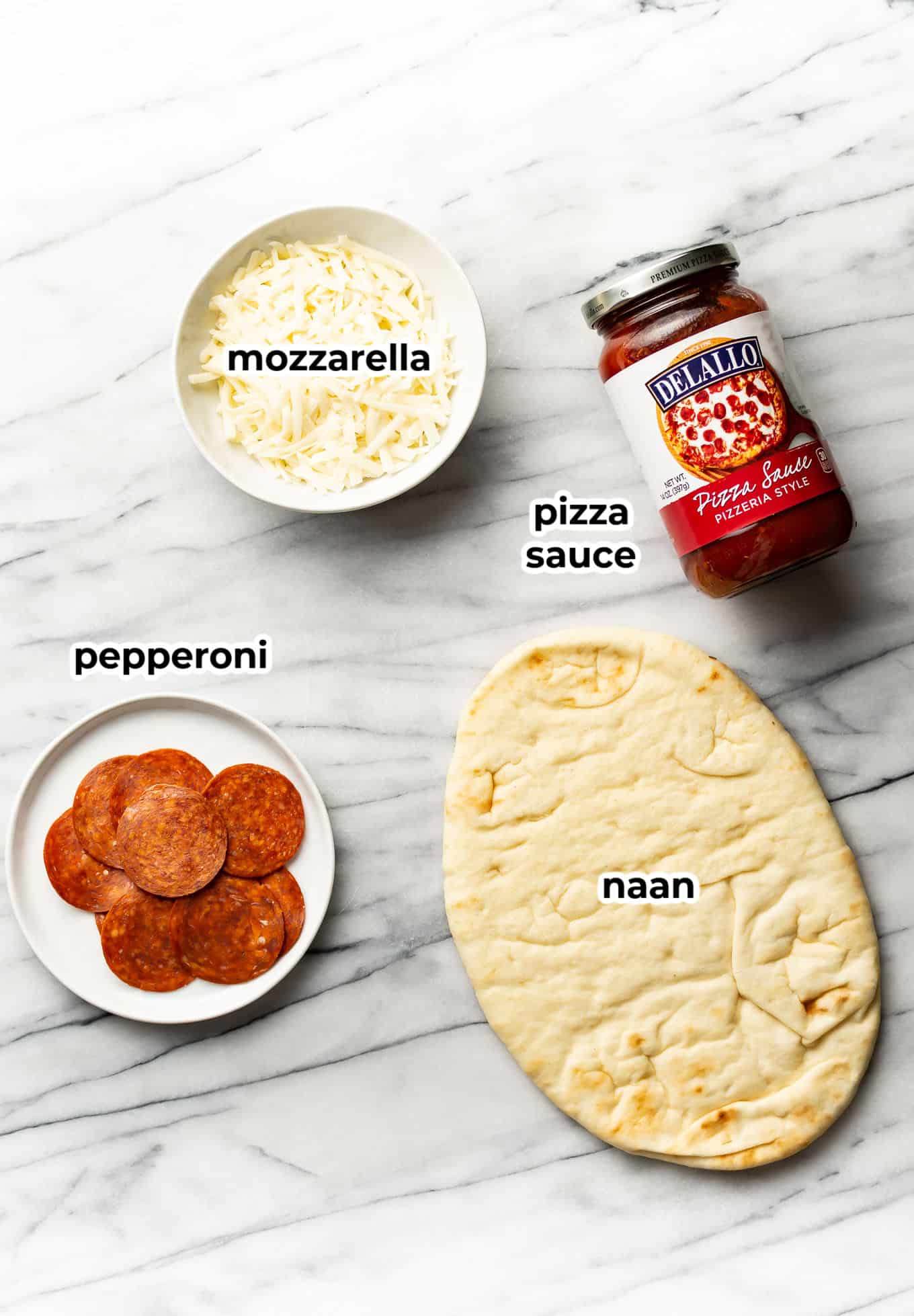 Pepperoni Naan Pizza • Salt & Lavender