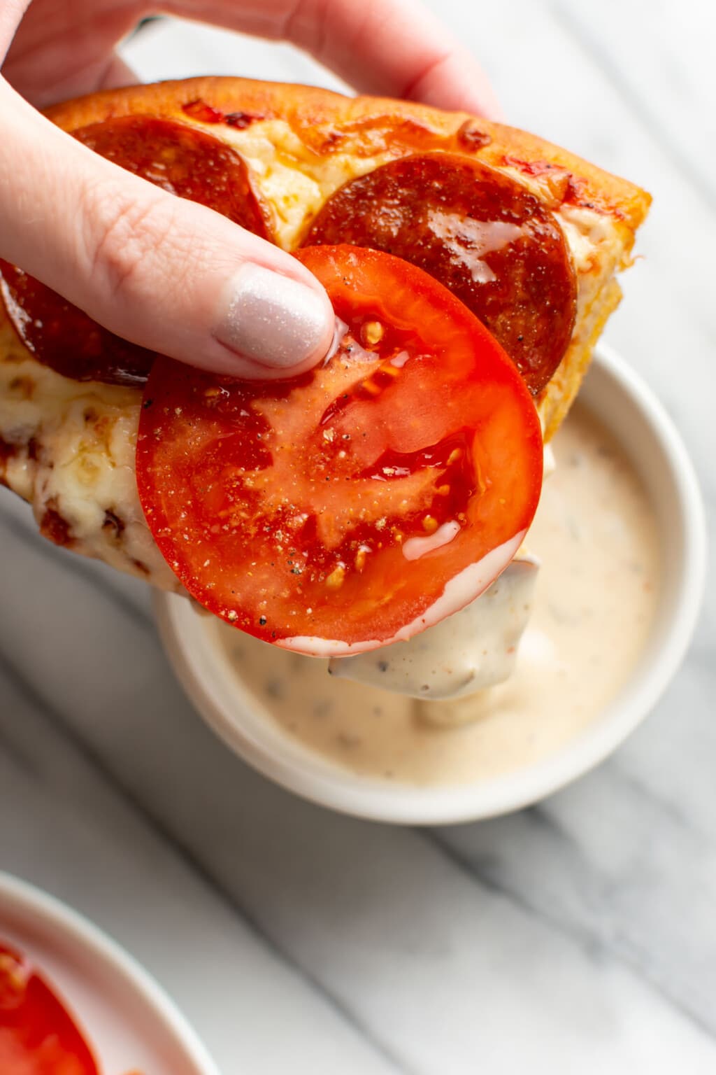 Pepperoni Naan Pizza • Salt & Lavender