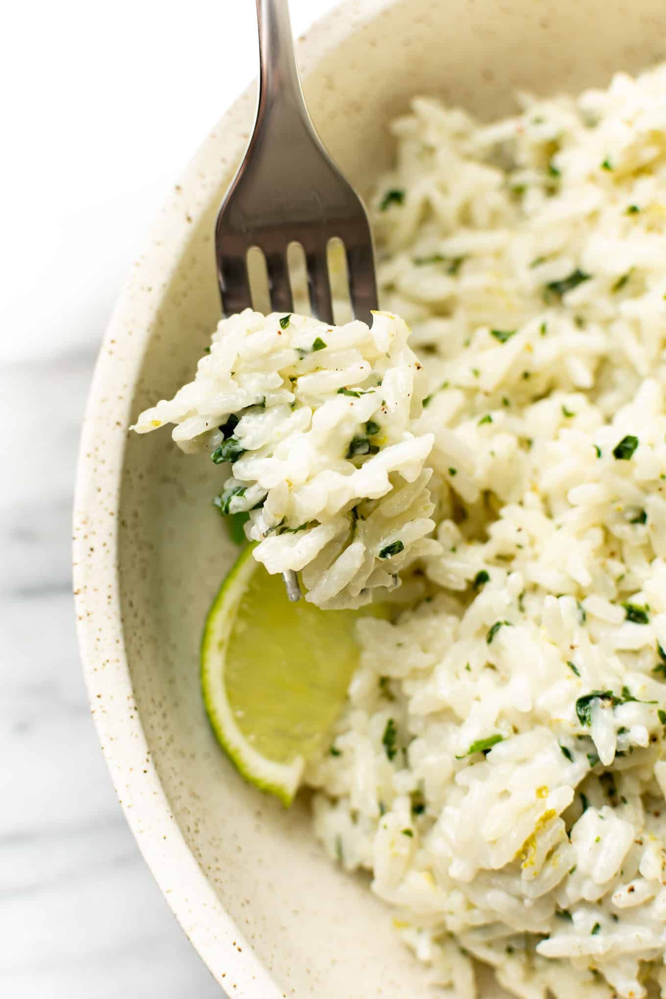 Coconut Lime Rice • Salt & Lavender