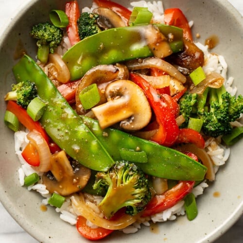Easy Vegetable Stir Fry • Salt & Lavender