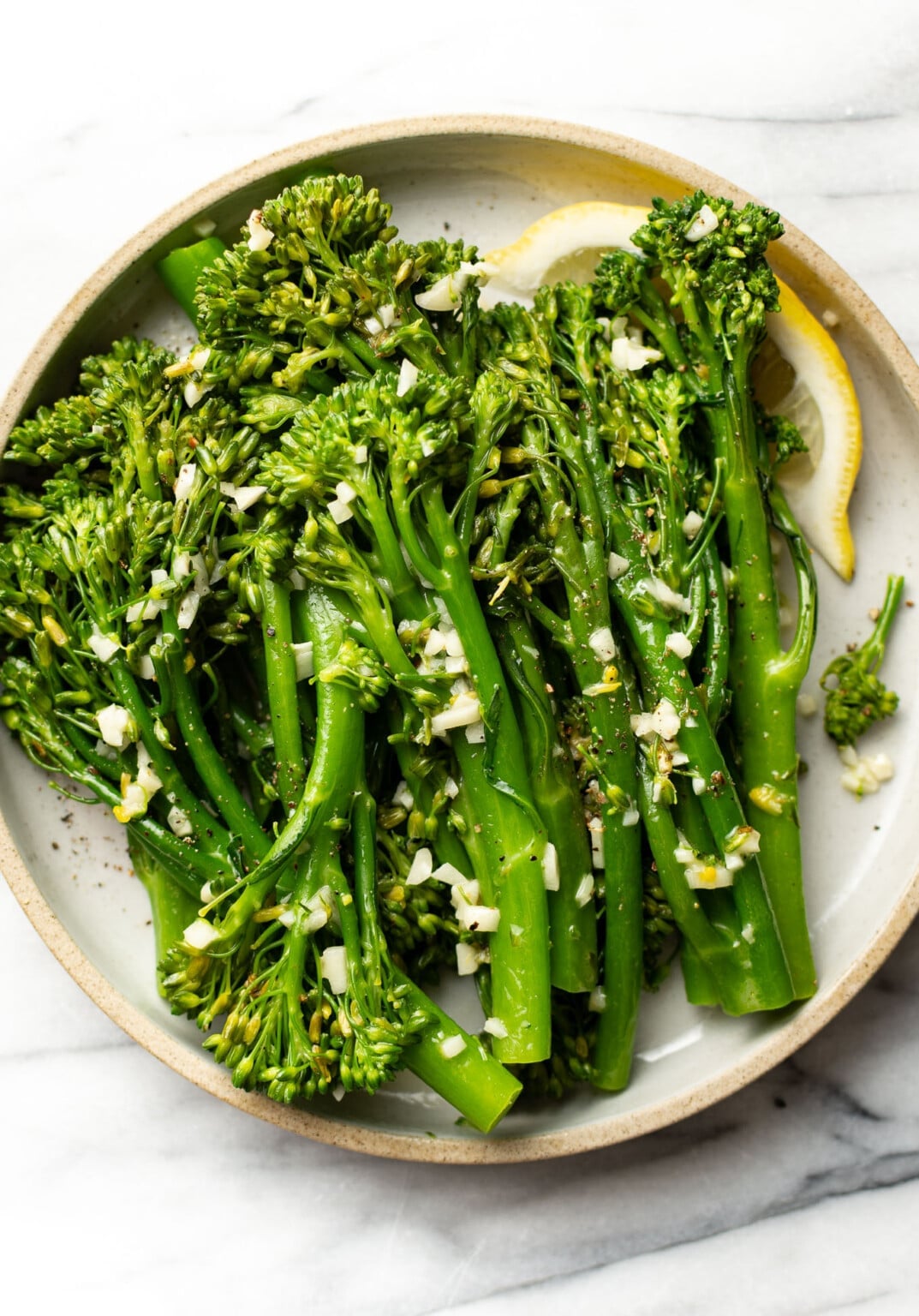 Garlic Butter Broccolini • Salt & Lavender
